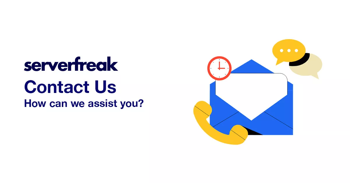 Contact Us for Expert Guidance on Web Hosting ️ ServerFreak